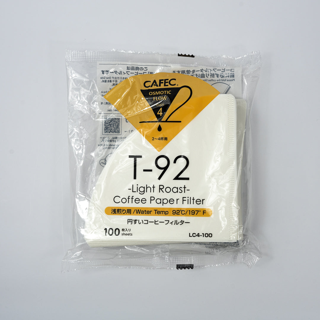 CAFEC - LIGHT T-92 Paper Filter – Rogue Wave Coffee
